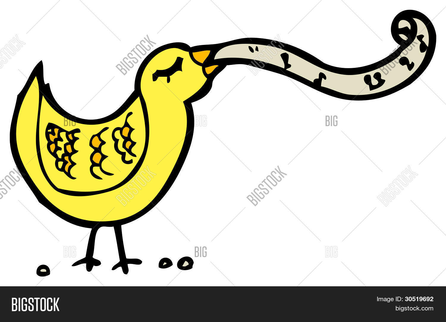 Tweeting Bird Cartoon Image & Photo (Free Trial) | Bigstock