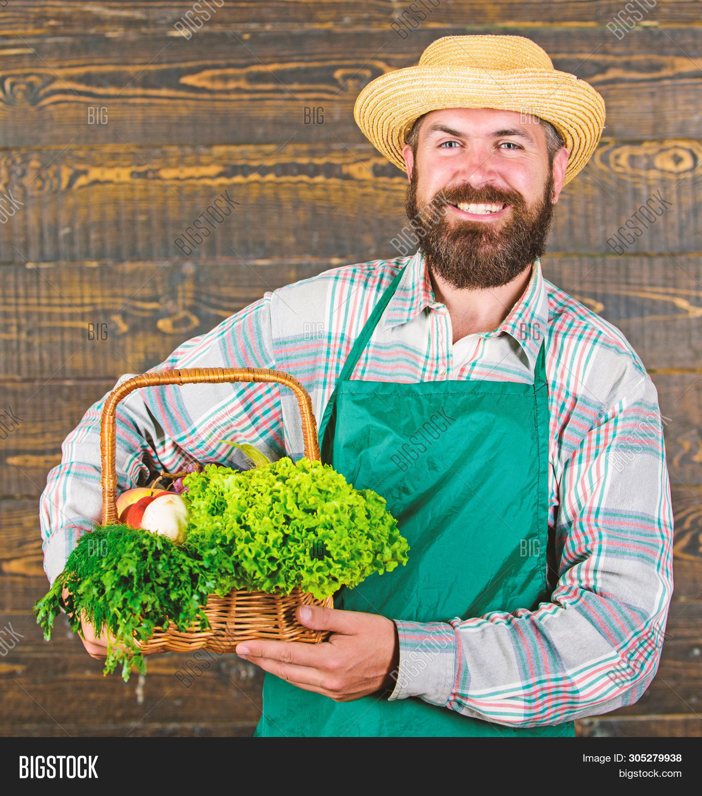 Farmer Straw Hat Image & Photo (Free Trial) | Bigstock