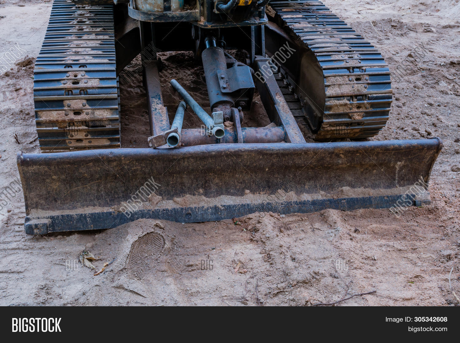 Front View Back Hoe Image & Photo (Free Trial) | Bigstock