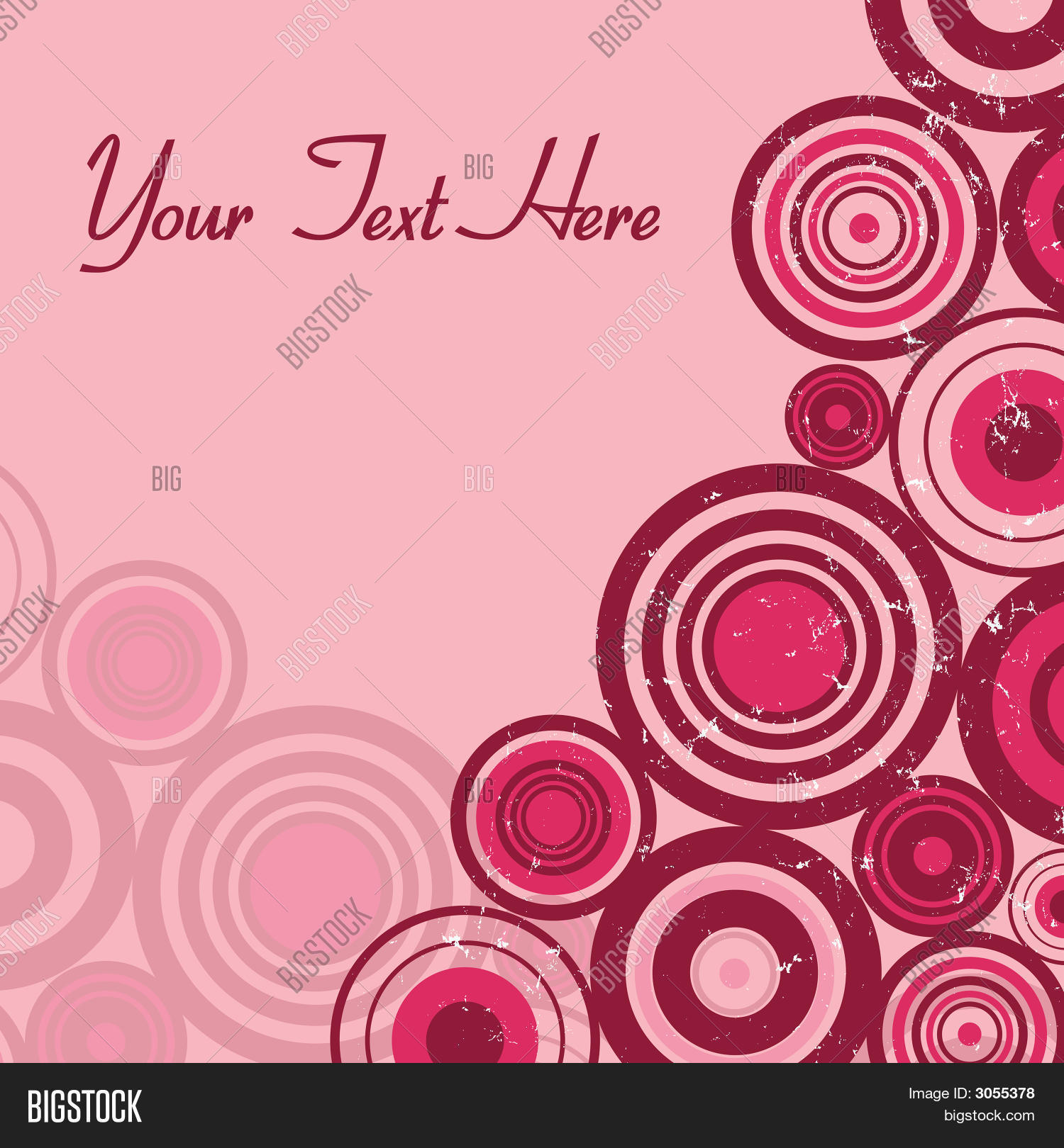 Pink Circles Vector & Photo (Free Trial) | Bigstock