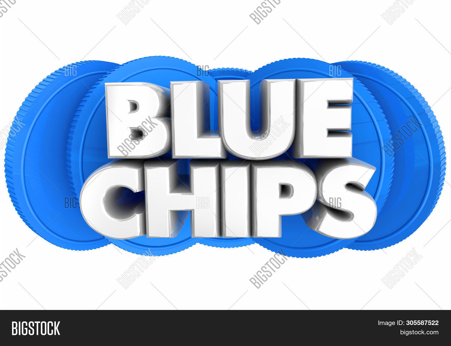 Blue Chips Top Image & Photo (Free Trial) | Bigstock