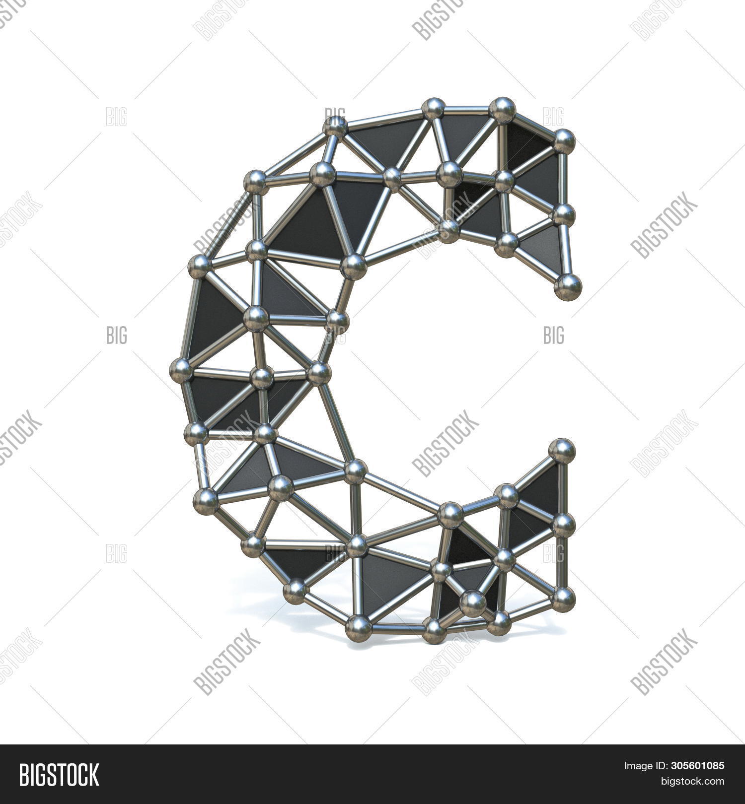 Wire Low Poly Black Image & Photo (Free Trial) | Bigstock