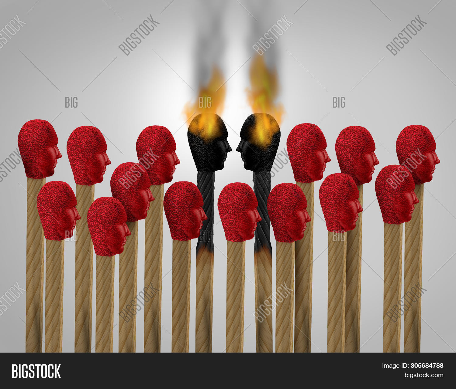 Work Fight Workplace Image & Photo (Free Trial) | Bigstock