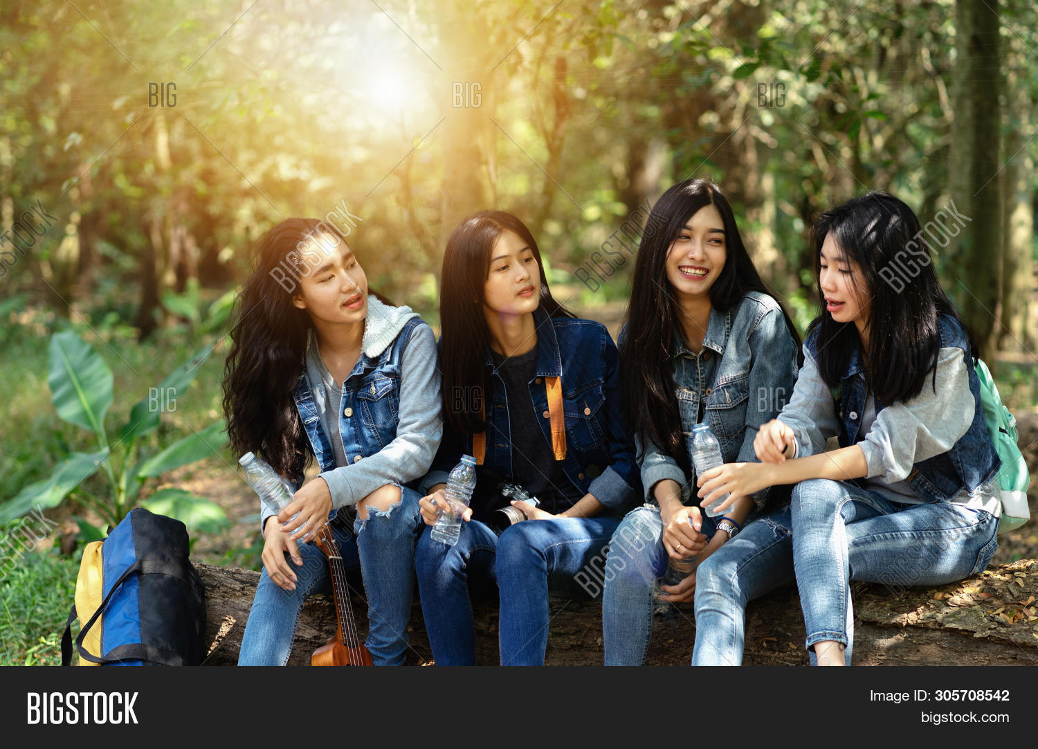 Four Women Sit Relax Image & Photo (Free Trial) | Bigstock
