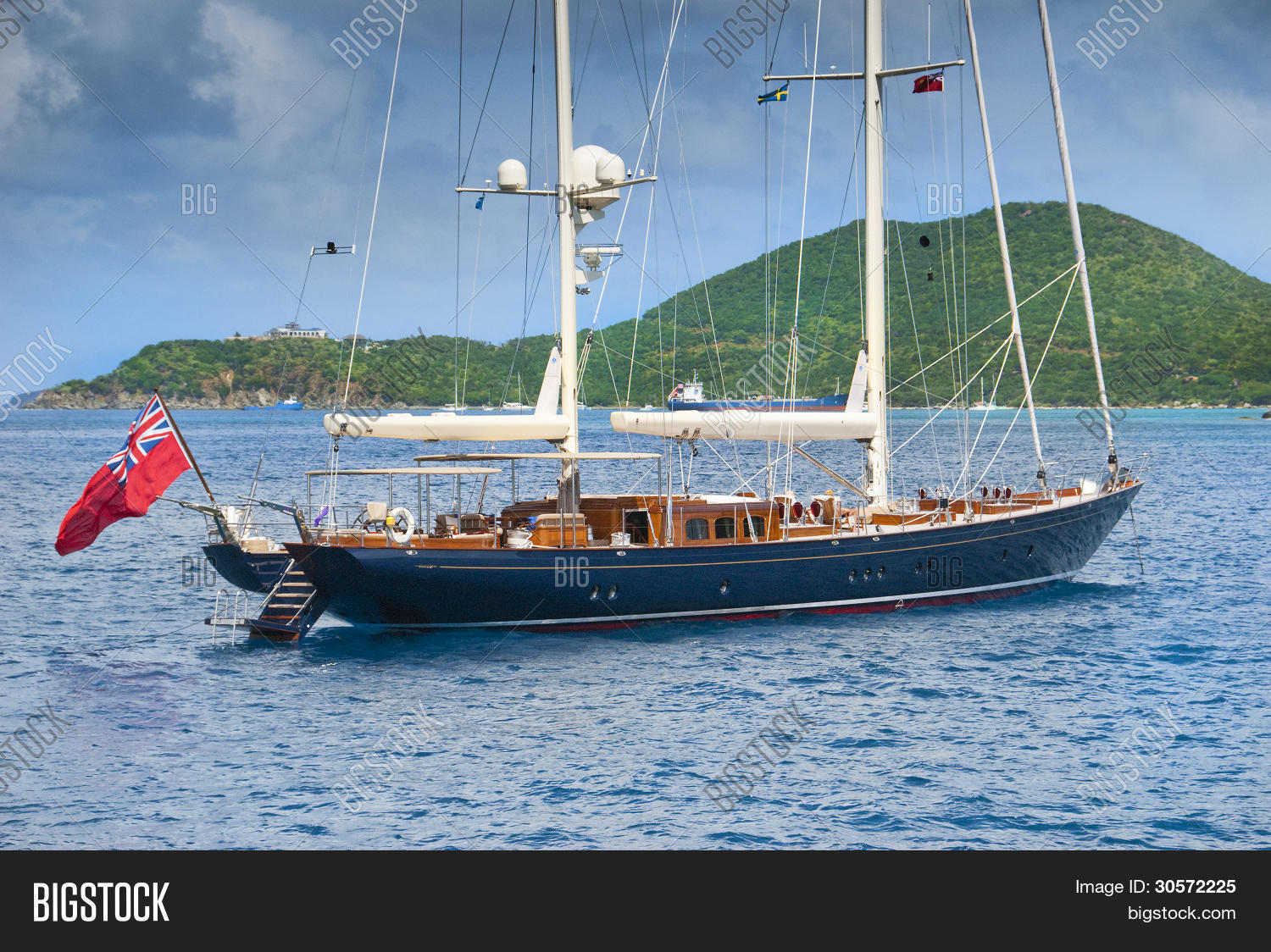 Luxury Sailing Yacht Image & Photo (Free Trial) | Bigstock