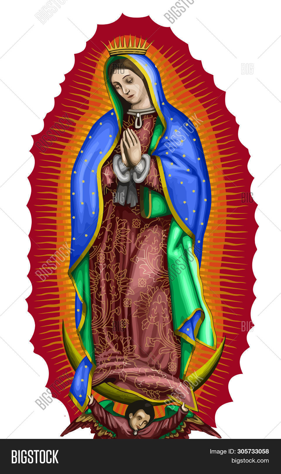 Lady Guadalupe Mexico Image & Photo (Free Trial) | Bigstock