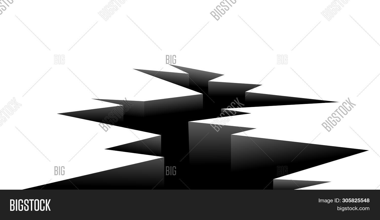Ground Crack Icon. Image & Photo (Free Trial) | Bigstock