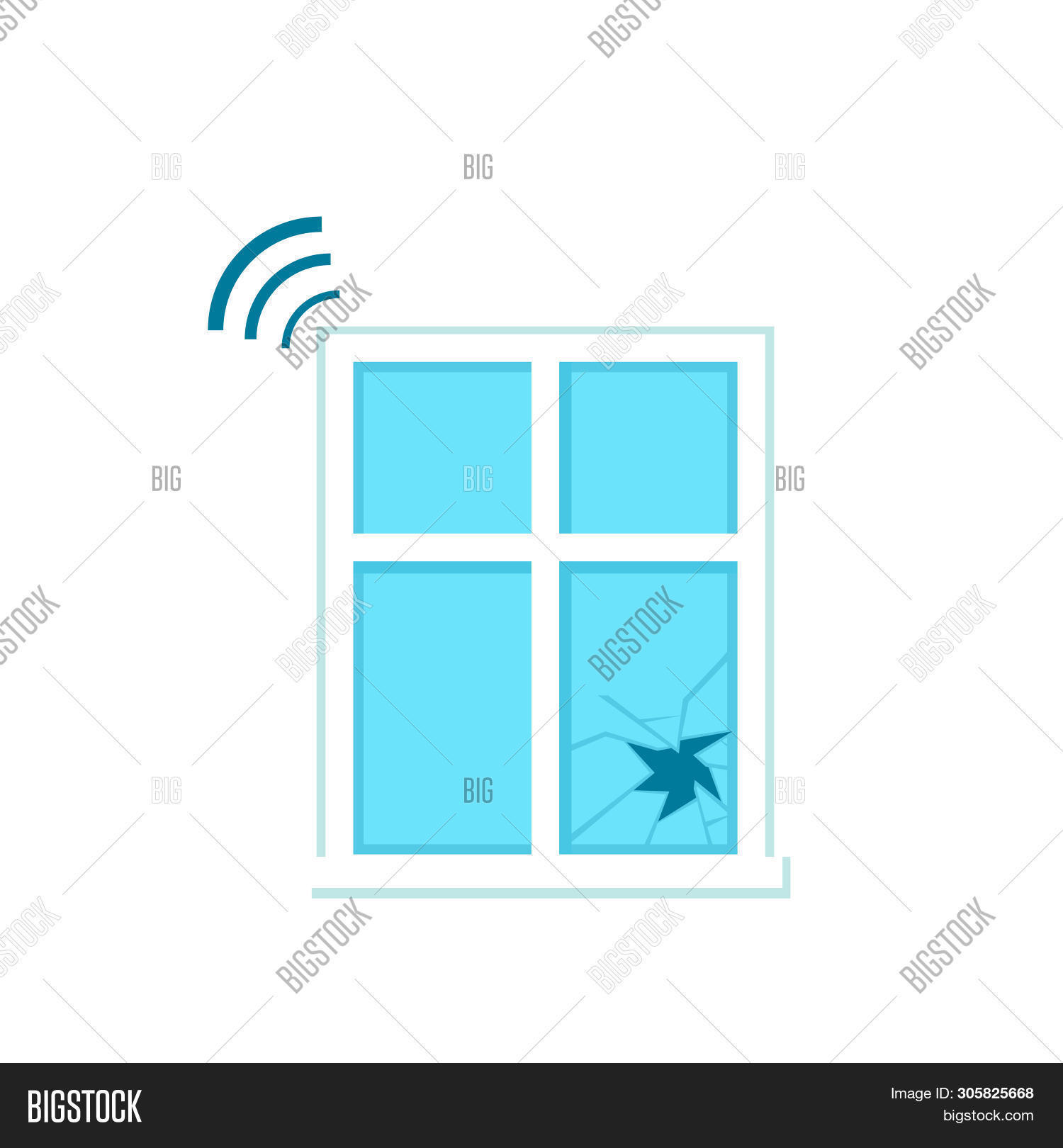 Glass Break Sensor Image & Photo (Free Trial) | Bigstock