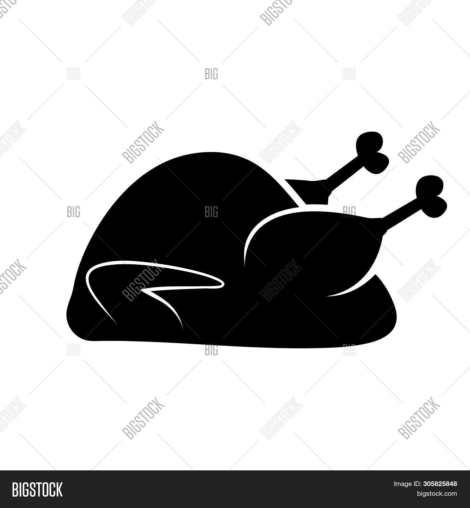 Roasted Turkey Icon. Image & Photo (Free Trial) | Bigstock
