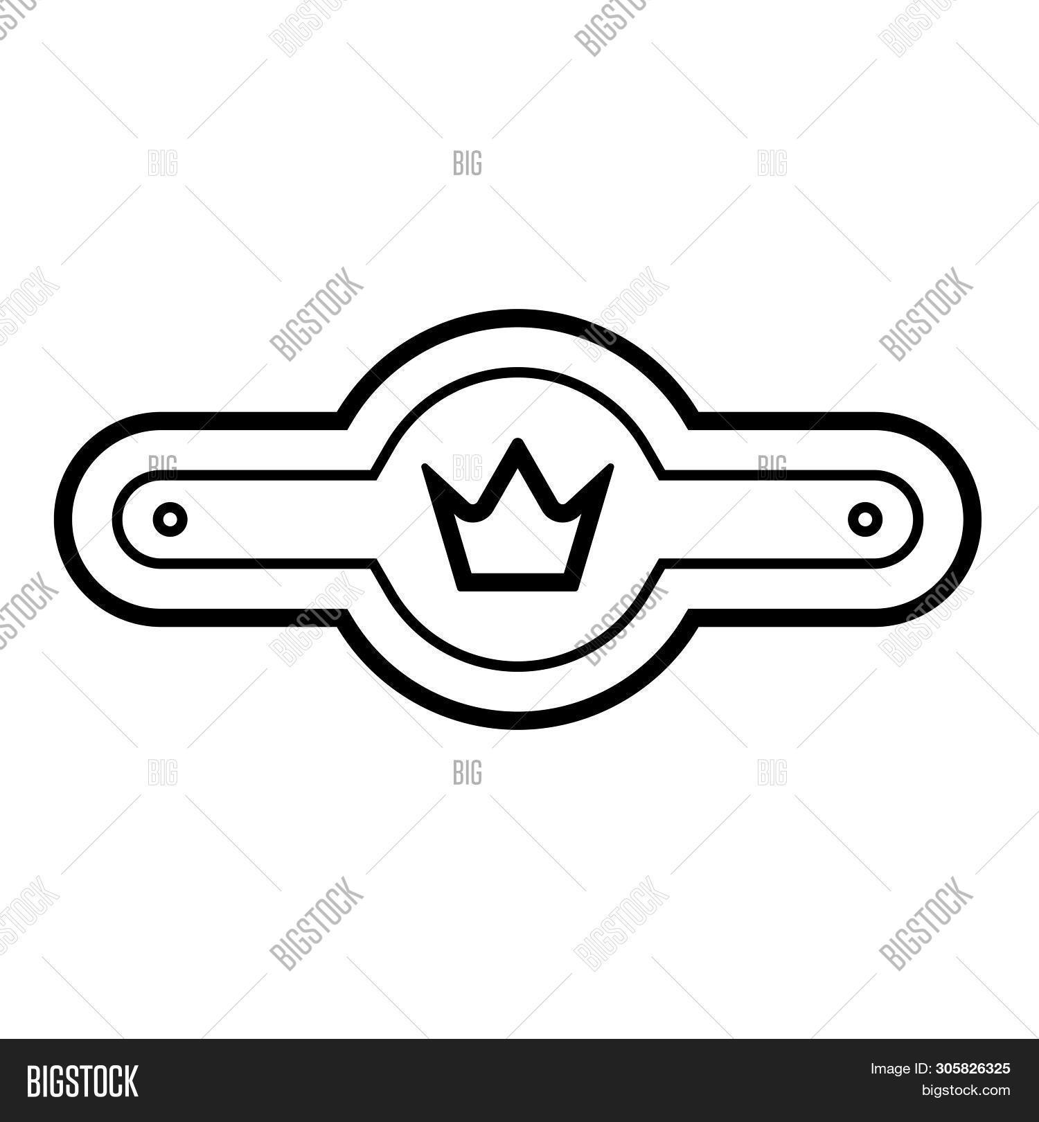 Boxing Belt Outline Image & Photo (Free Trial) | Bigstock
