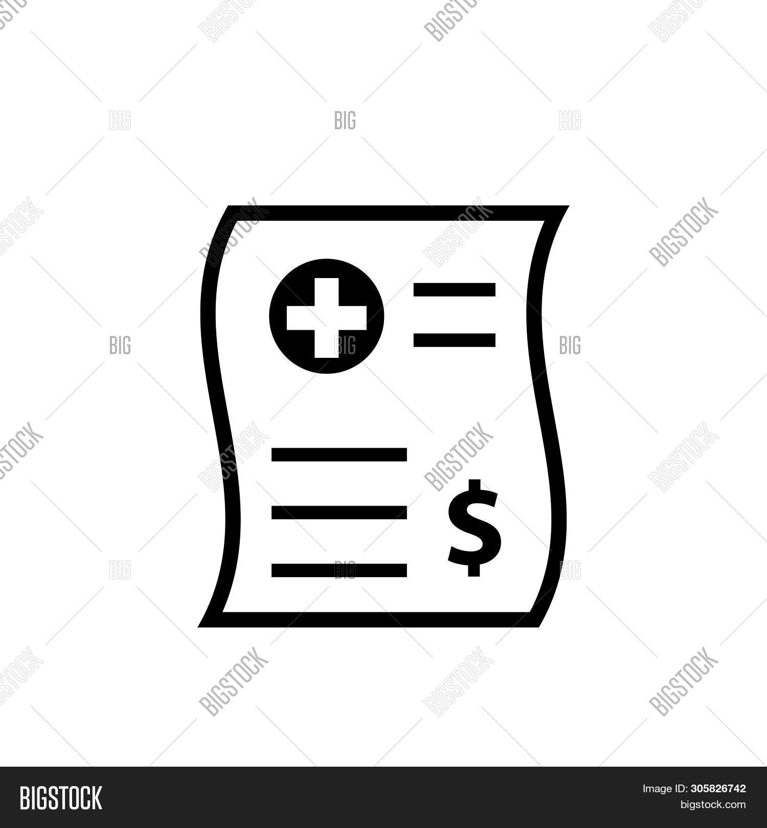 Medical Bill Outline Image & Photo (Free Trial) | Bigstock