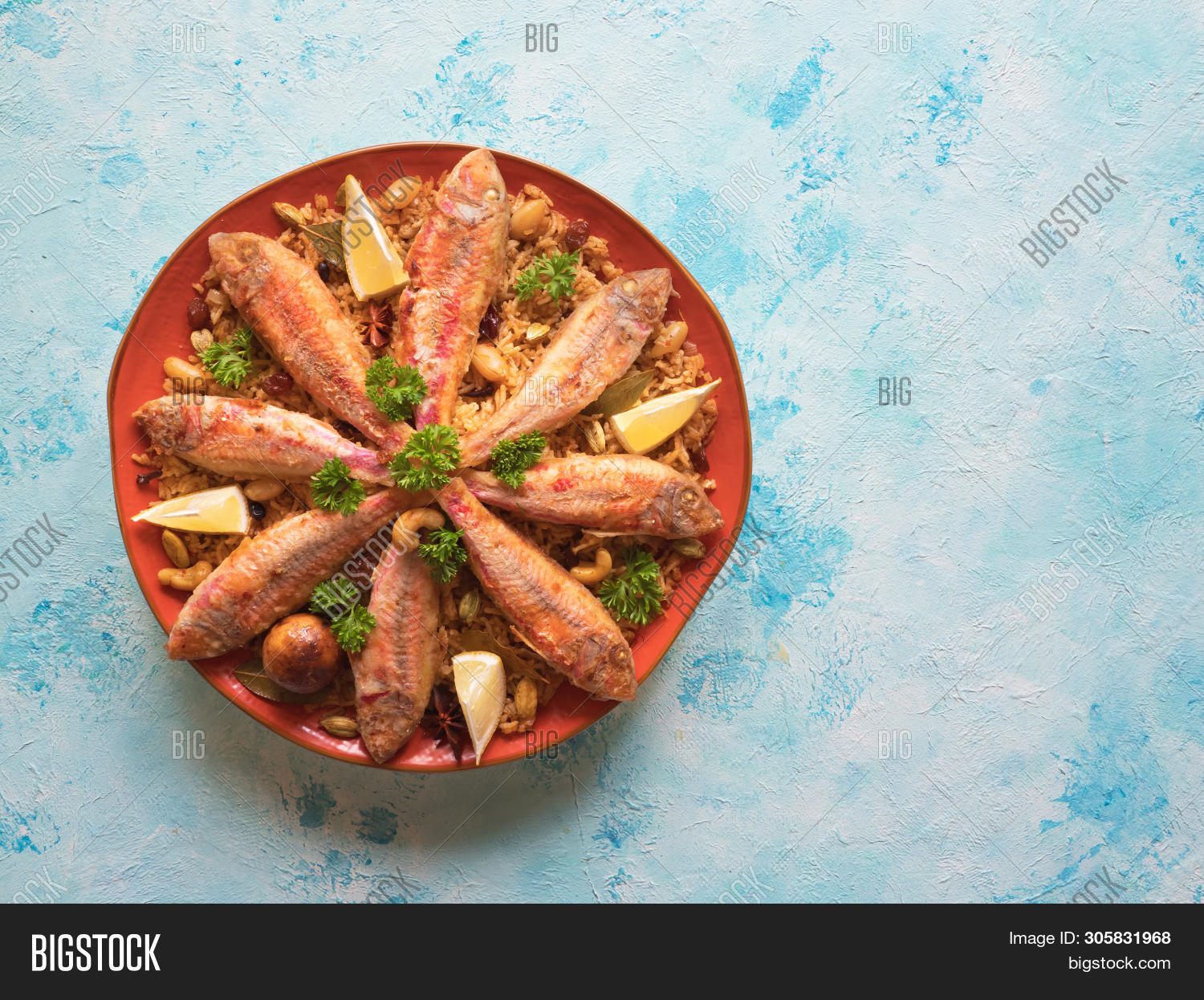 Arabian Fish Kabsa On Image & Photo (Free Trial) | Bigstock