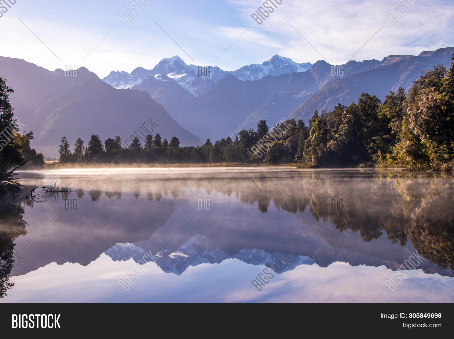 Lake Matheson New Image & Photo (Free Trial) | Bigstock
