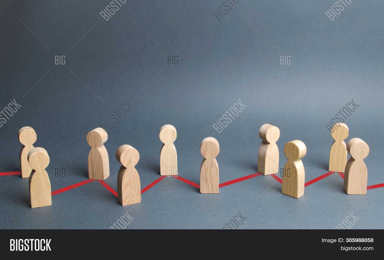 Chain People Figurines Image & Photo (Free Trial) | Bigstock