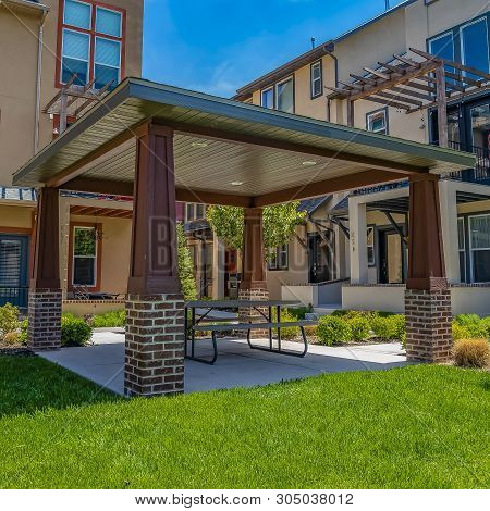 Square Patio Table Image & Photo (Free Trial) | Bigstock