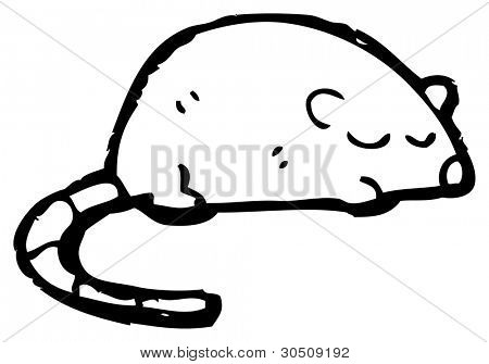 Cartoon Sleeping Mouse Image & Photo (Free Trial) | Bigstock