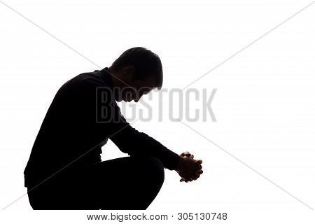 Young Man Looking Down Image & Photo (Free Trial) | Bigstock