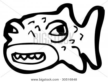 Evil Fish Cartoon Image & Photo (Free Trial) | Bigstock