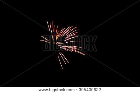 Fireworks On Isolated Image & Photo (Free Trial) | Bigstock