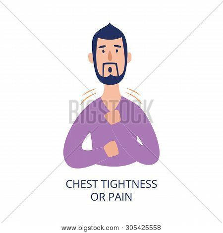 Man Holding His Chest Vector & Photo (Free Trial) | Bigstock