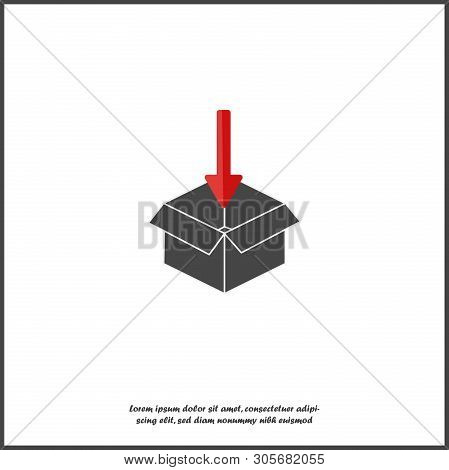 Open Box Arrow Vector & Photo (Free Trial) | Bigstock