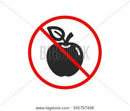 No Stop. Apple Icon. Vector & Photo (Free Trial) | Bigstock