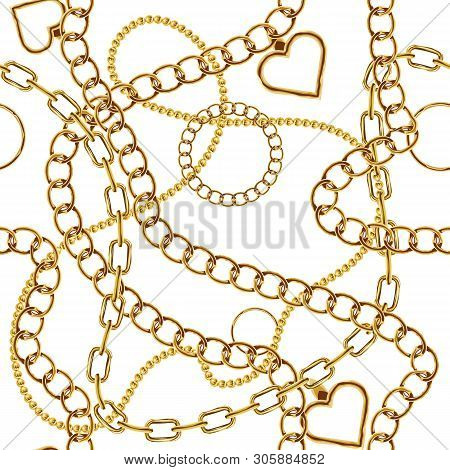 Cute Gold Chain Vector & Photo (Free Trial) | Bigstock