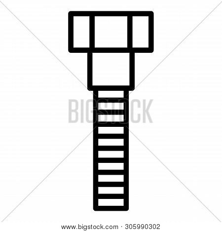 Hex Bolt Icon. Vector & Photo (Free Trial) | Bigstock