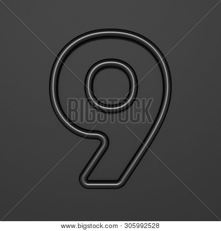 Black Outline Font Image & Photo (Free Trial) | Bigstock