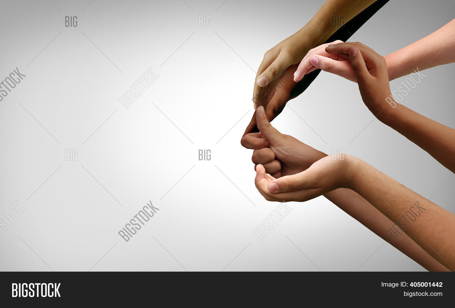 People Joining Image & Photo (Free Trial) | Bigstock