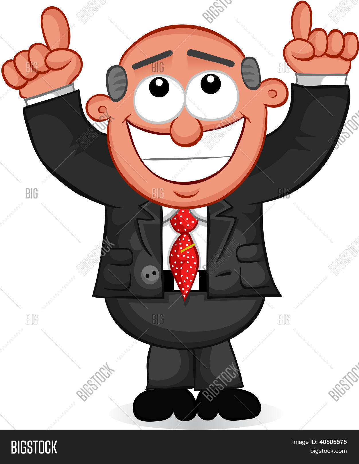 Vector y foto Dibujos Animados De Negocios - Jefe | Bigstock