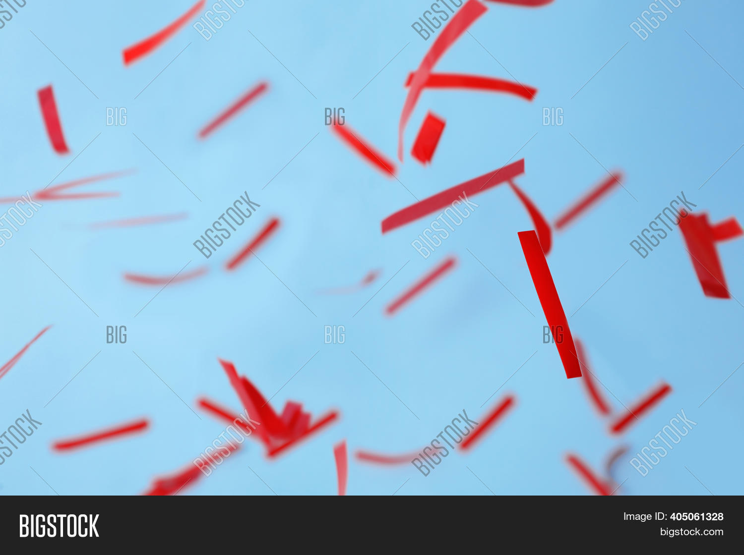 Shiny Red Confetti Image & Photo (Free Trial) | Bigstock