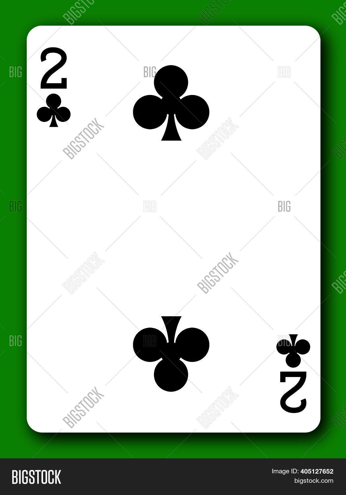 Two Clubs Playing Card Image & Photo (Free Trial) | Bigstock