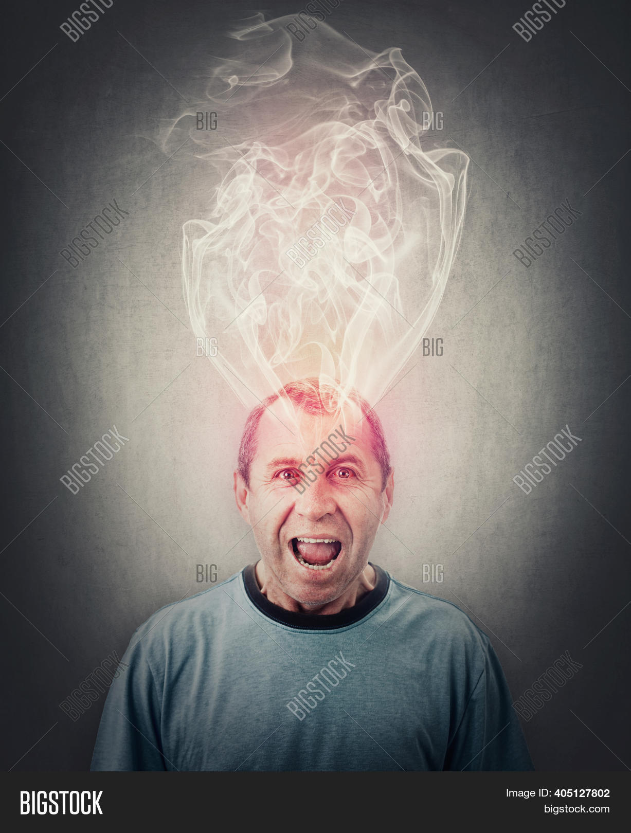 Angry Middle Aged Man Image & Photo (Free Trial) | Bigstock