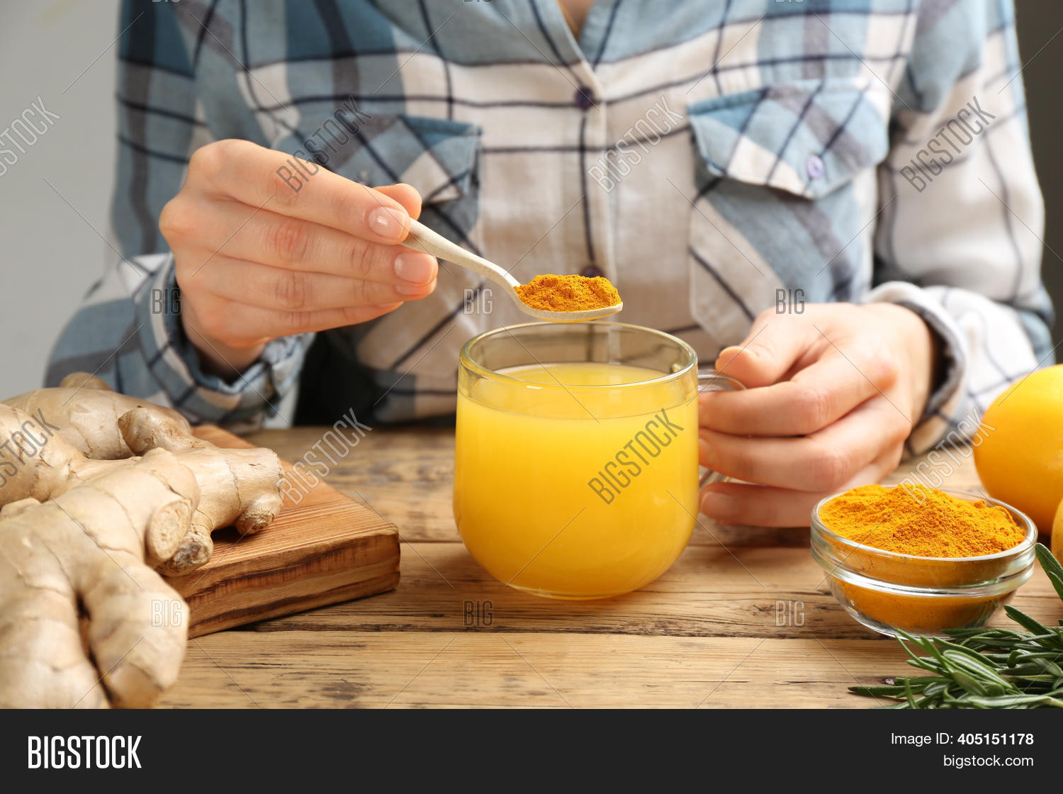 Woman Adding Turmeric Image & Photo (Free Trial) | Bigstock