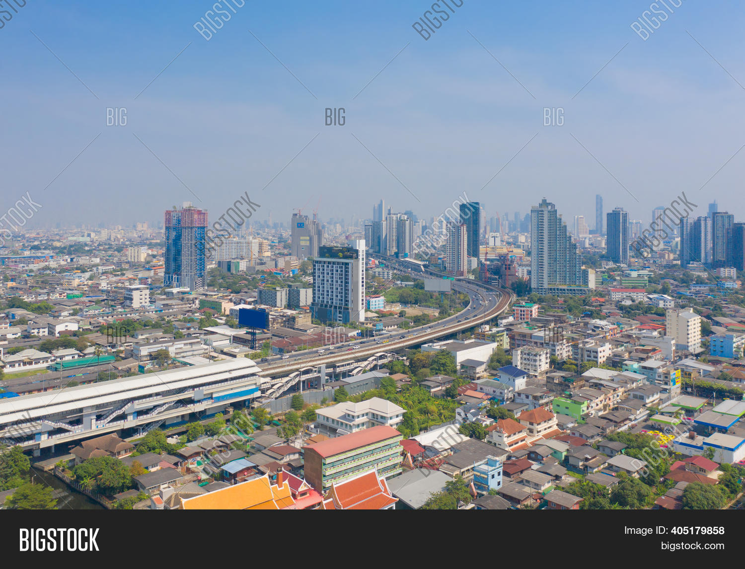 Aerial View Bangkok Image & Photo (Free Trial) | Bigstock