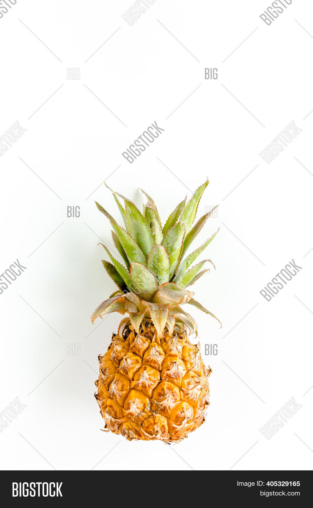Top View Pineapple Image & Photo (Free Trial) | Bigstock