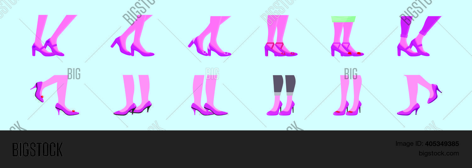 Set Ruby Slippers Vector & Photo (Free Trial) | Bigstock
