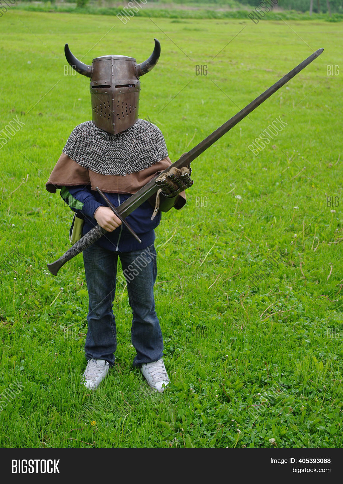 Boy Dressed Knight Image & Photo (Free Trial) | Bigstock