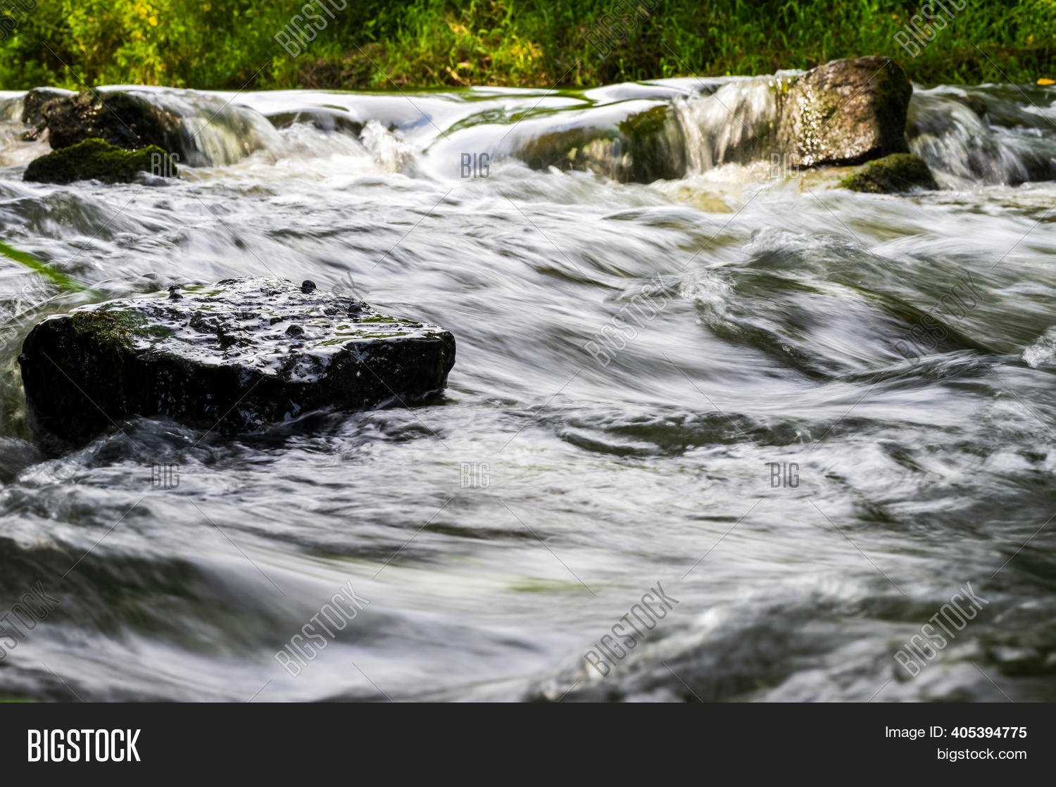 River Flow Over Rocks Image & Photo (Free Trial) | Bigstock