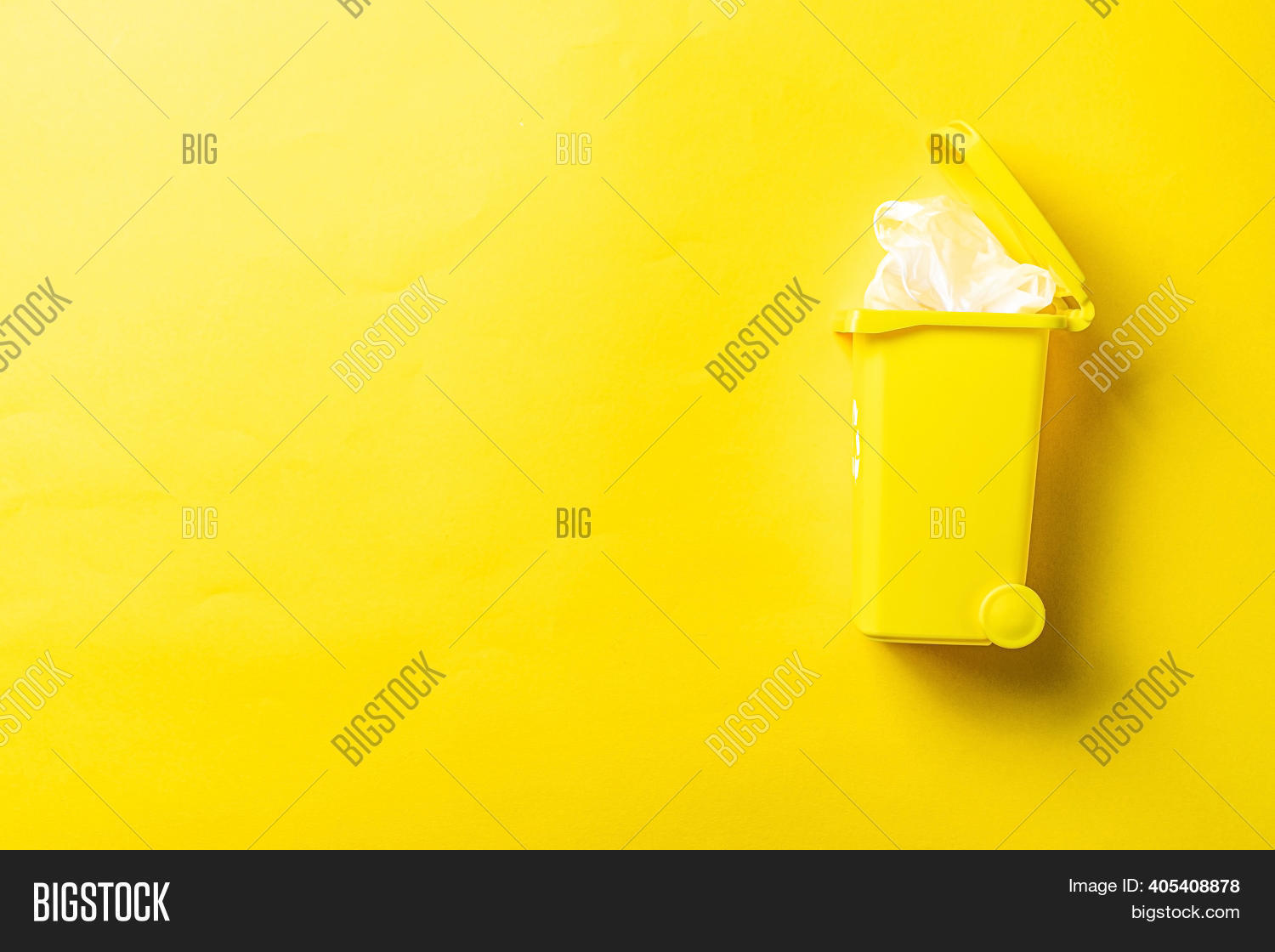 Plastic Trash. Yellow Image & Photo (Free Trial) | Bigstock