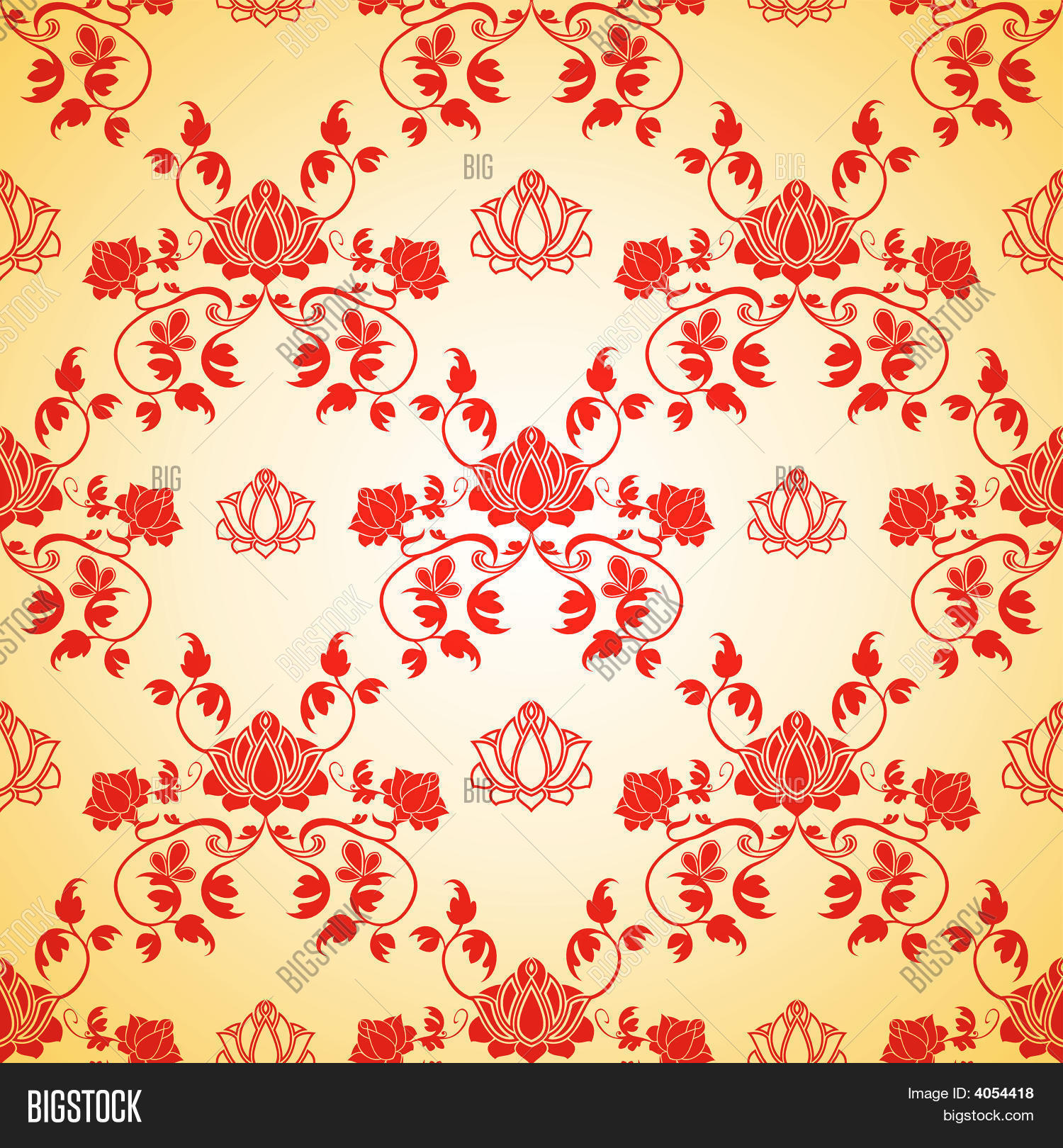 Seamless Rococo Vector & Photo (Free Trial) | Bigstock