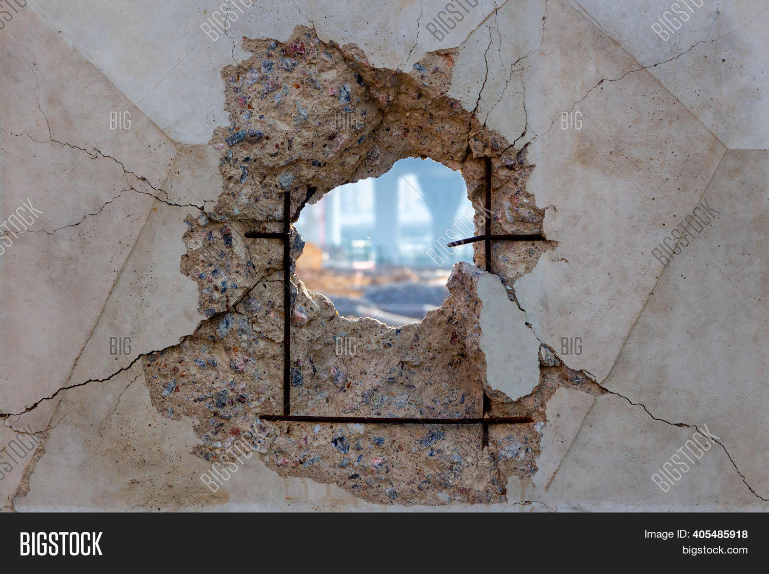 Broken Hole Cracks Image & Photo (Free Trial) | Bigstock