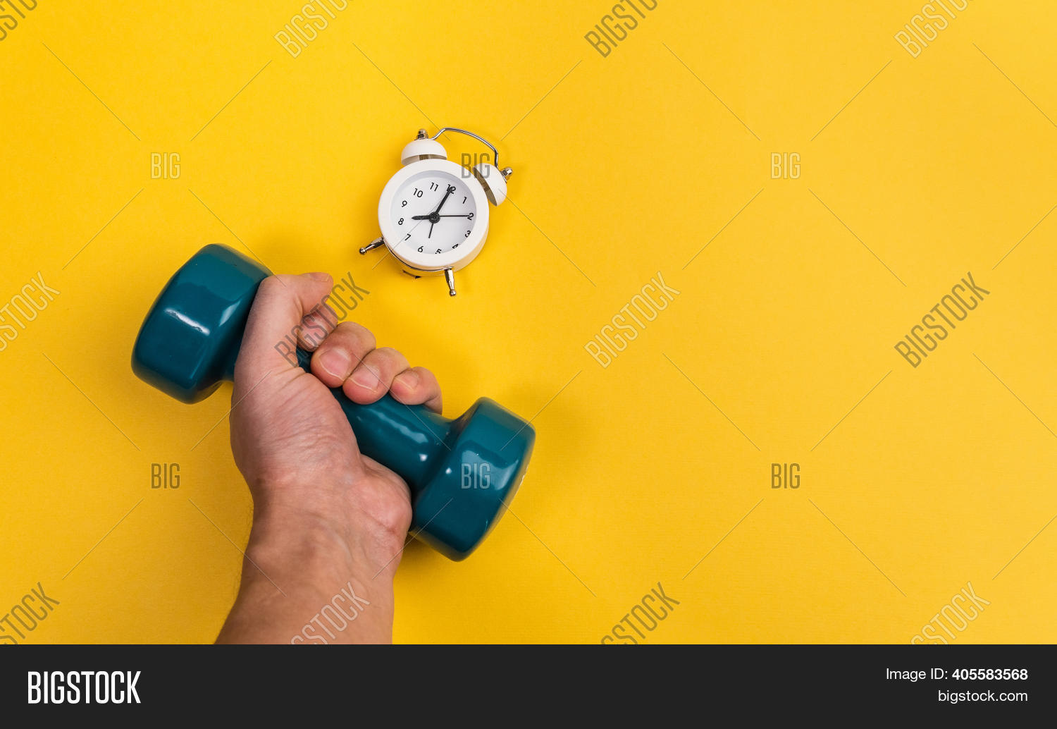 Dumbbell Alarm Clocks Image & Photo (Free Trial) | Bigstock