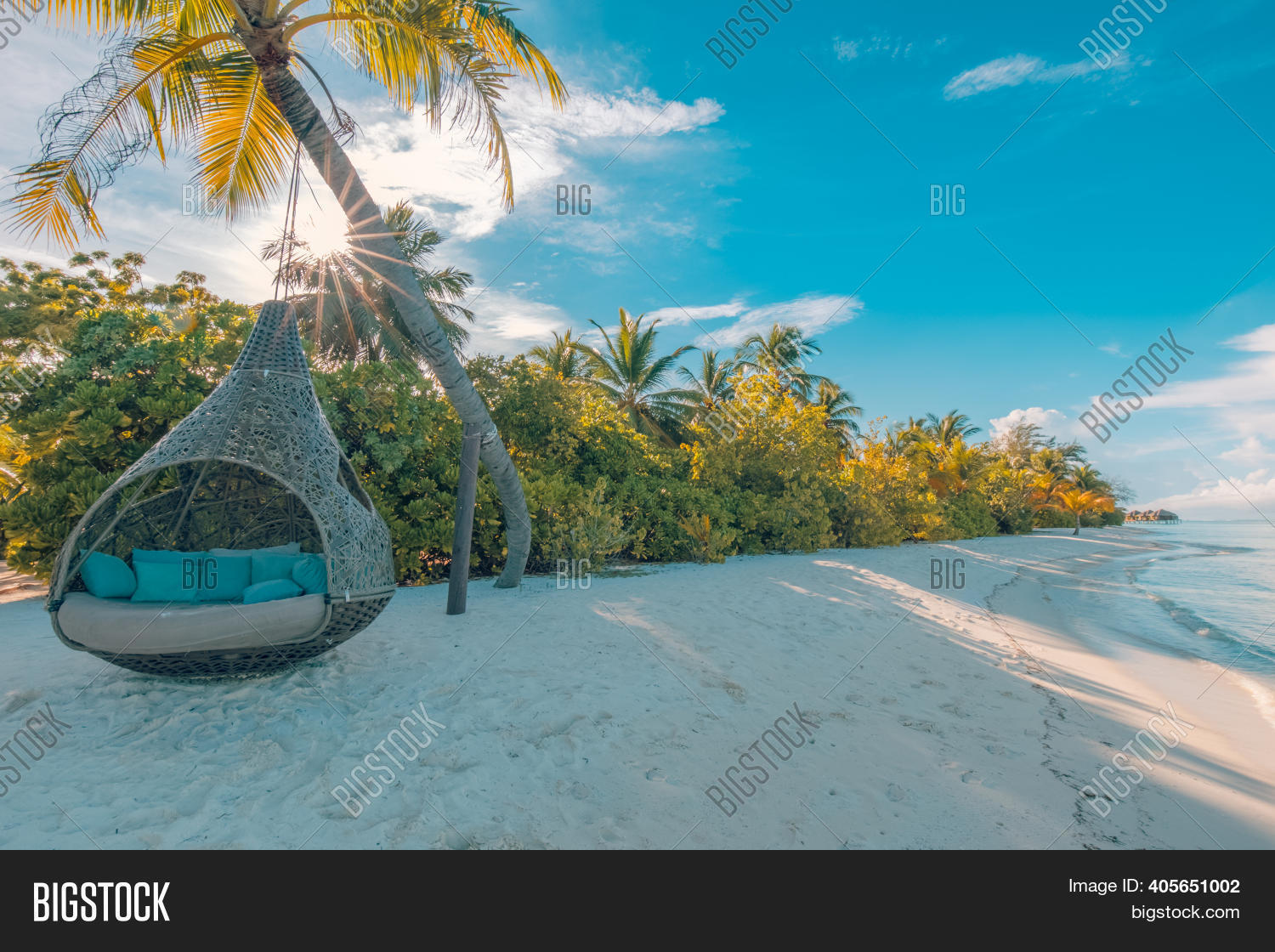 Tropical Beach Scene Image & Photo (Free Trial) | Bigstock