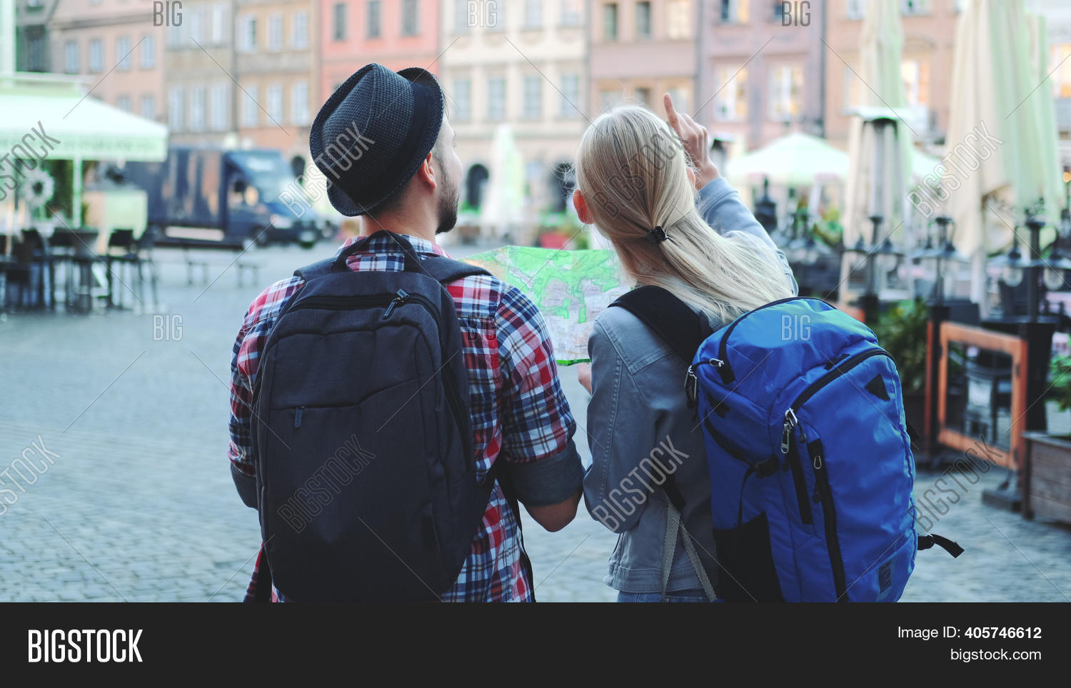 Back View Tourists Image & Photo (Free Trial) | Bigstock