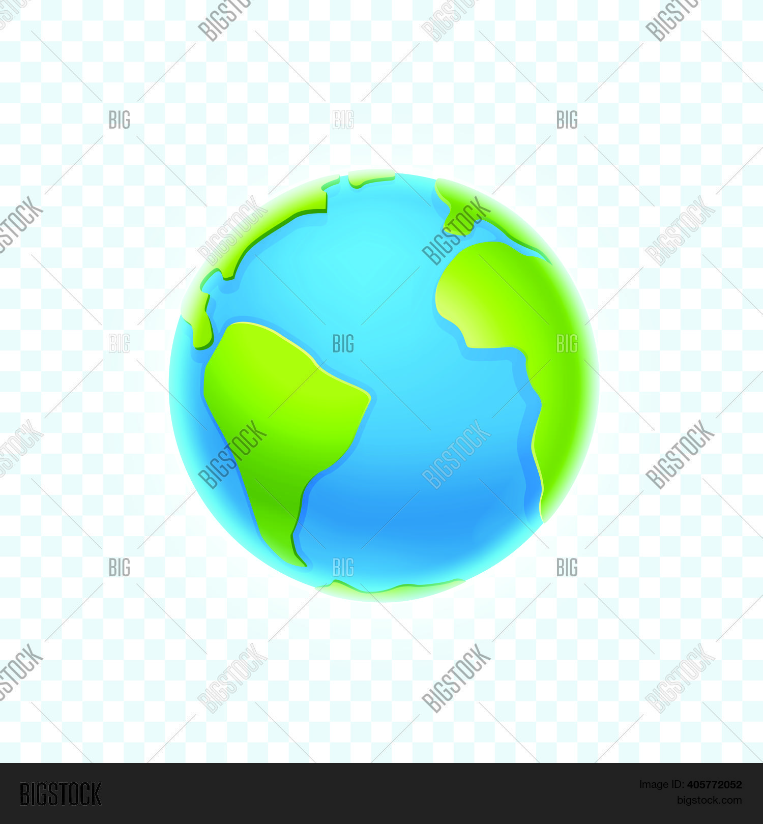 Earth Isolated On Vector & Photo (Free Trial) | Bigstock