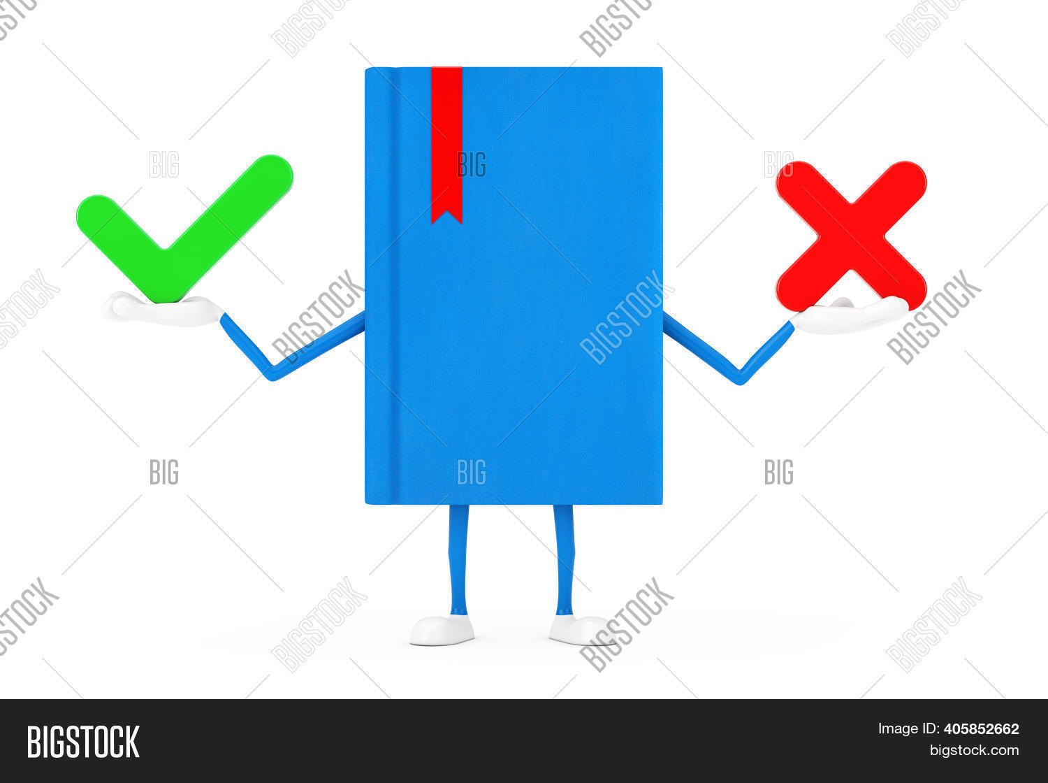Blue Book Character Image & Photo (Free Trial) | Bigstock