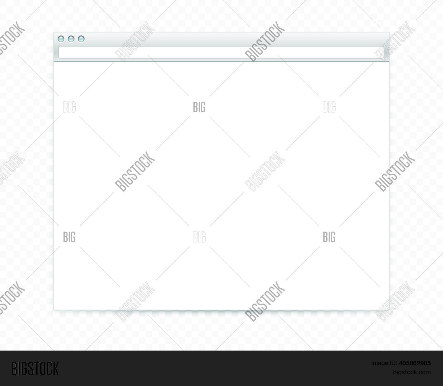 Empty Web Browser Vector & Photo (Free Trial) | Bigstock