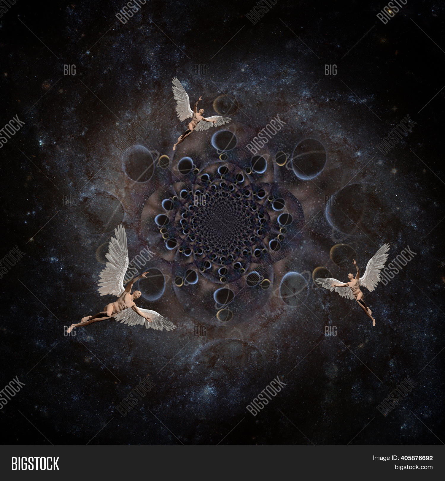 Angels Space Vortex. Image & Photo (Free Trial) | Bigstock
